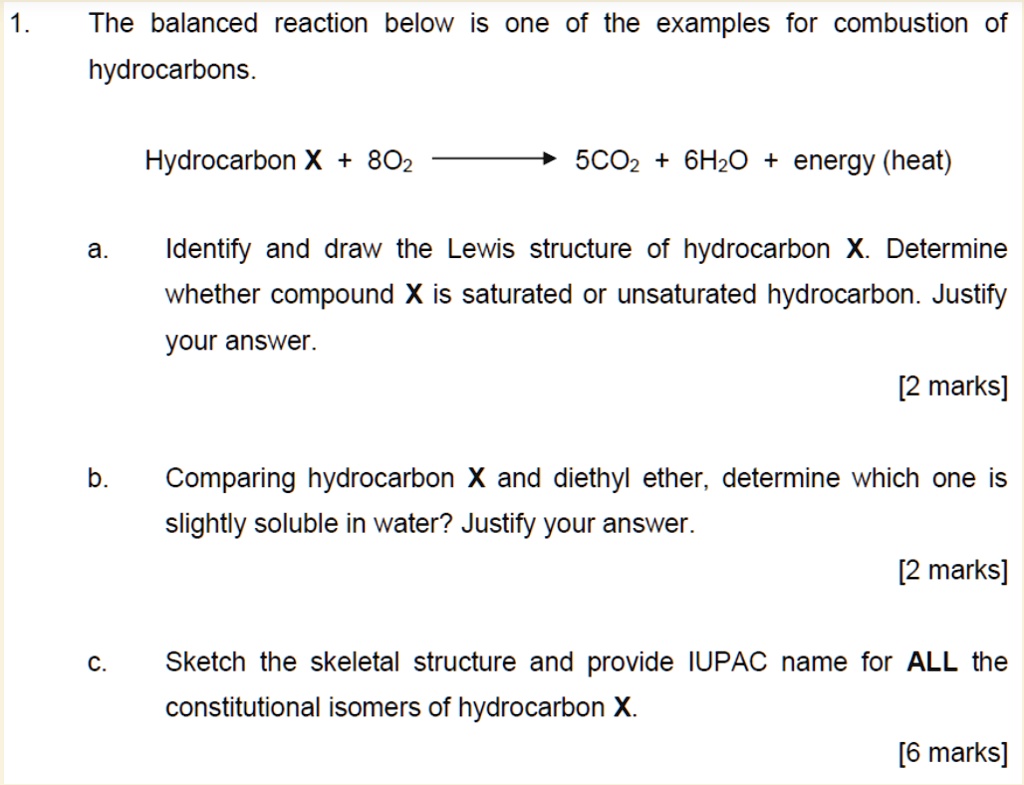 the balanced reaction below is one of the examples for combustion of hydrocarbons 1 5c02 6h20 ...