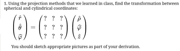 SOLVED: Using the projection methods that we learned in class, find the ...
