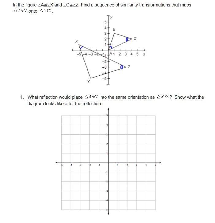 SOLVED: In the figure, LAZZX and ZCAZZ, find the sequence of similarity ...