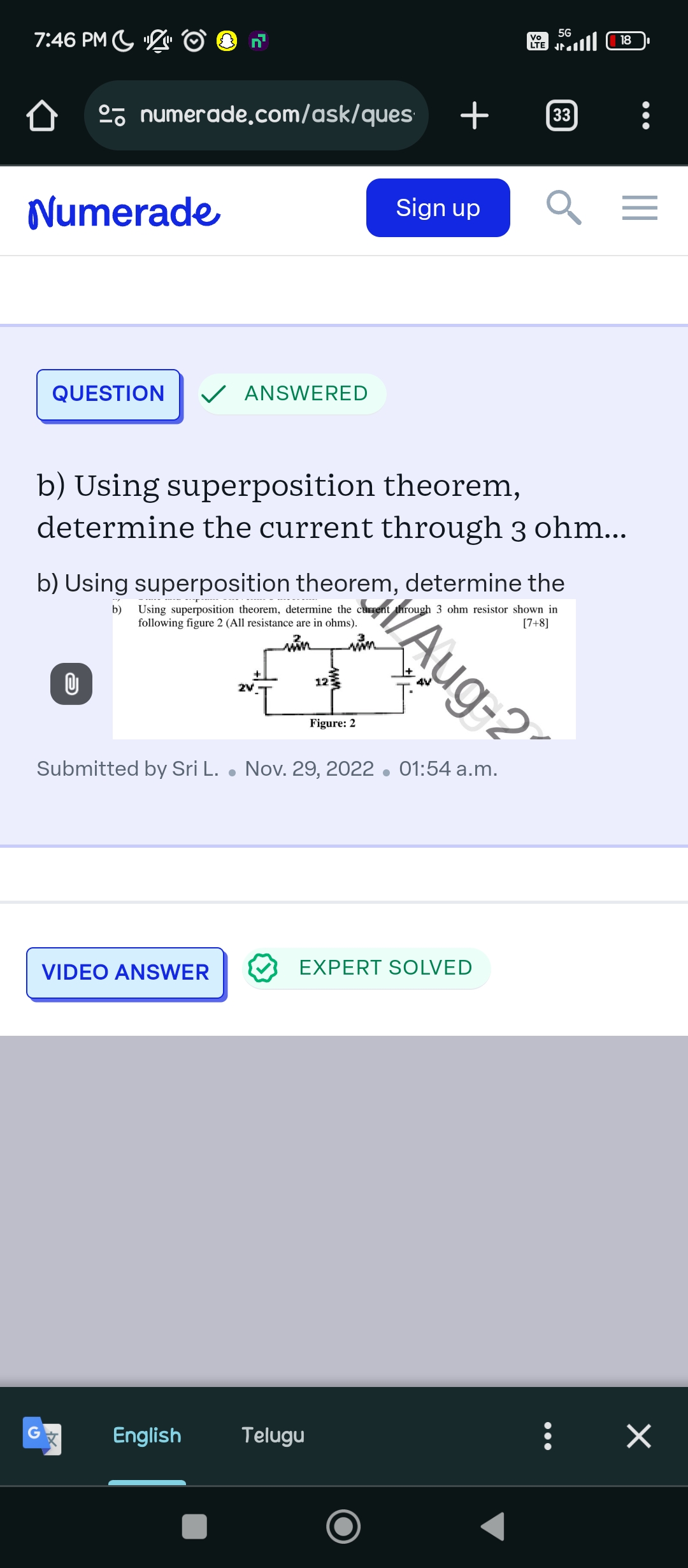 SOLVED: 56 18 ?o- numerade.com/ask/ques 33 Numerade Sign up QUESTION ... SOLVED: 56 18 ?o- numerade.com/ask/ques 33 Numerade Sign up QUESTION ...
