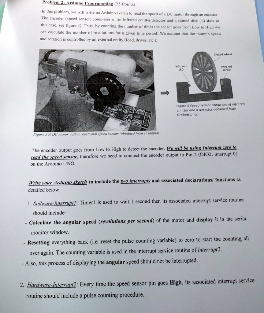 Problem 2 Arduino Programming 25 Points In This Problem We Will Write