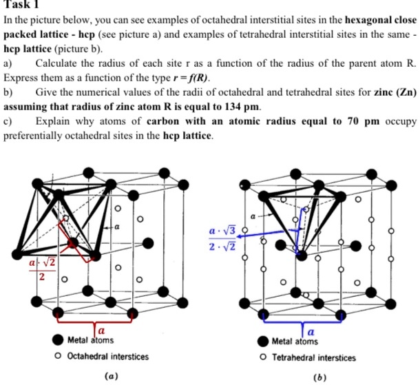 SOLVED: In the picture below, you can see examples of octahedral ...