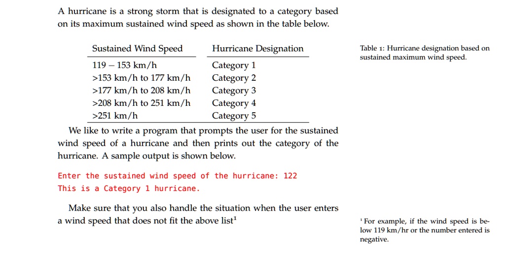 A hurricane is a strong storm that is designated to a...