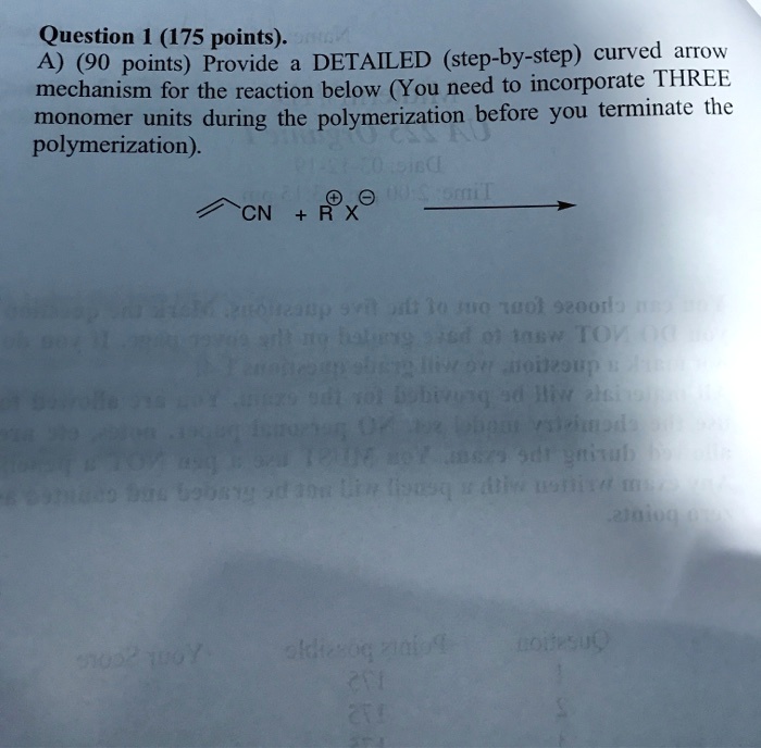 SOLVED: Question 1 (175 points). A) (90 points) Provide DETAILED (step ...