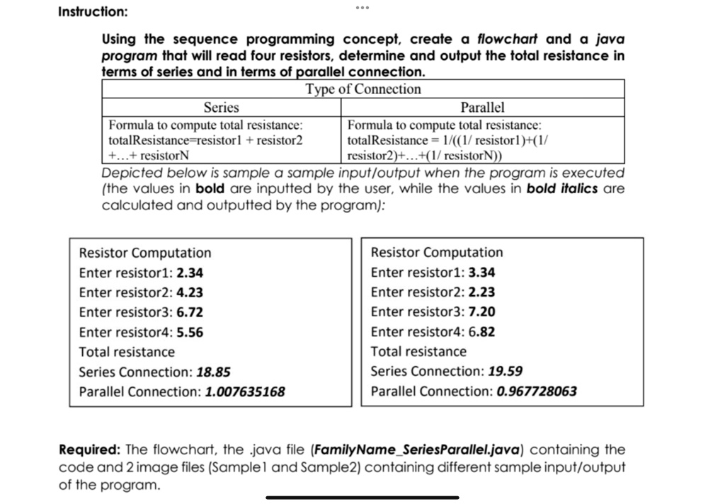 Solved Use Jcreator Instruction Using The Sequence Programming Concept Create A Flowchart