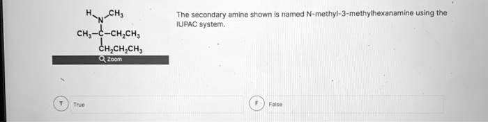 SOLVED:H CH; The secondary umine shown nainod N-methyl-3 ...
