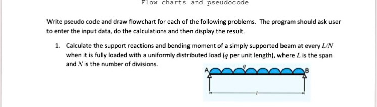 SOLVED: Flowcharts and Pseudocode Write pseudocode and draw a flowchart for each of the ...