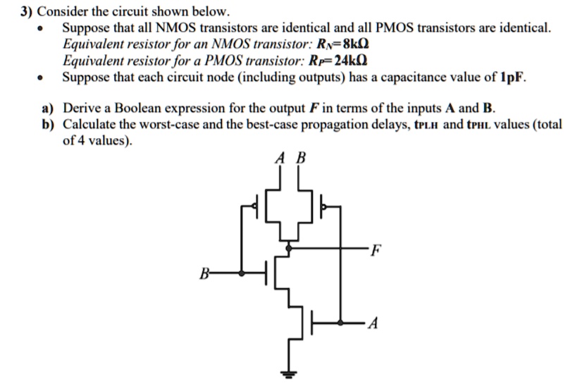 SOLVED: Consider the circuit shown below. Suppose that all NMOS transistors are identical and ...