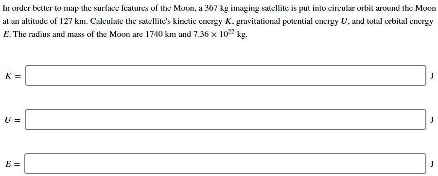in order better to map the surface features of the moon 367 kg imaging ...