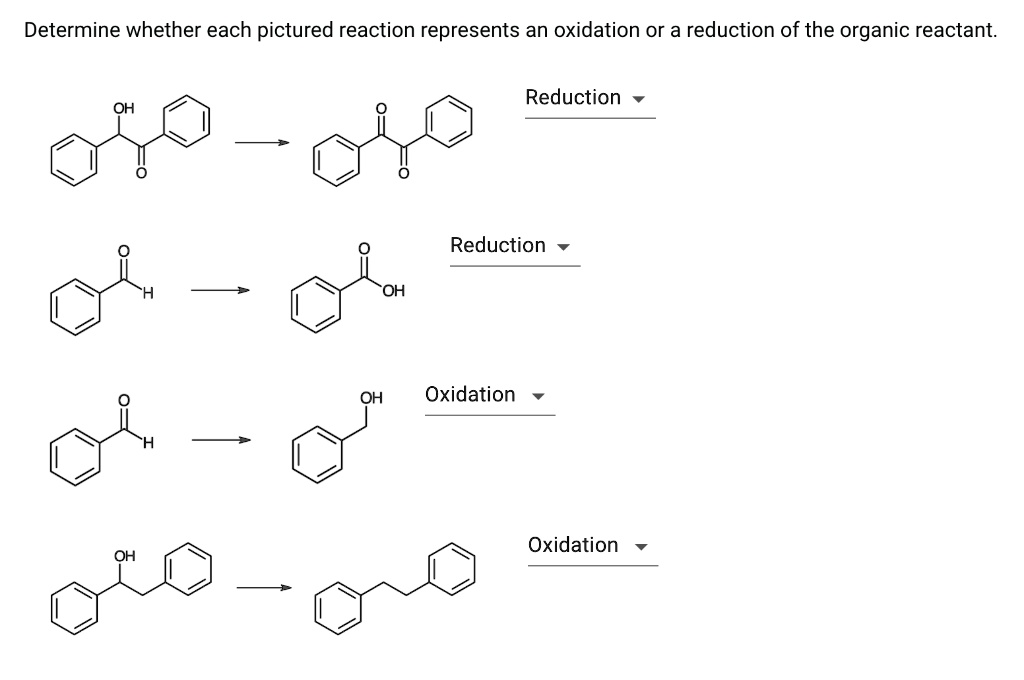 Solved Determine Whether Each Pictured Reaction Represents An