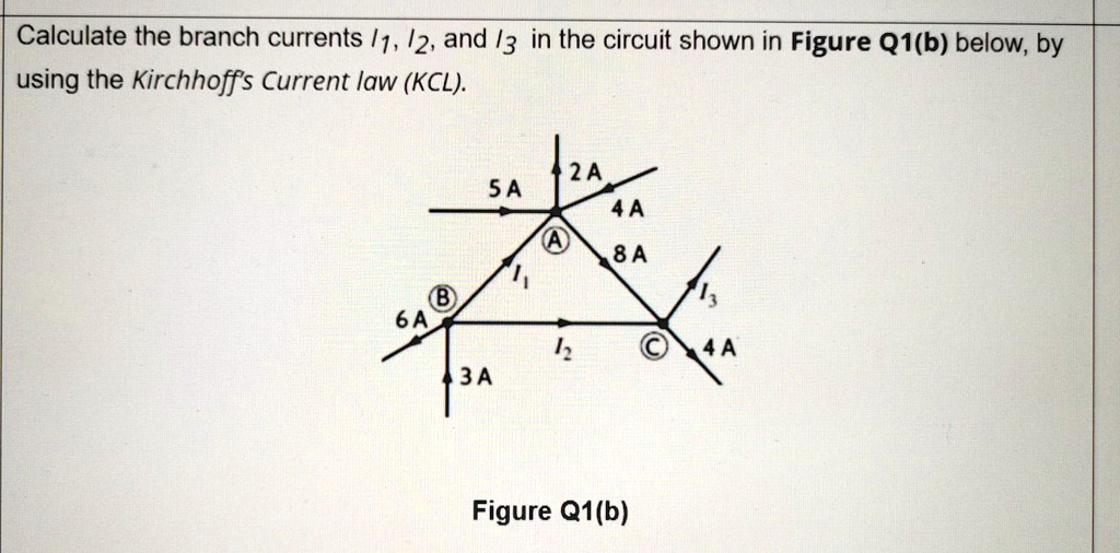 calculate the branch currents 1 i2 and i3 in the circuit shown in ...