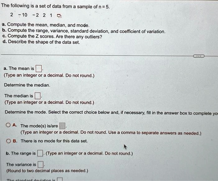 The standard deviation is (Round to two decimal places as needed.) The ...