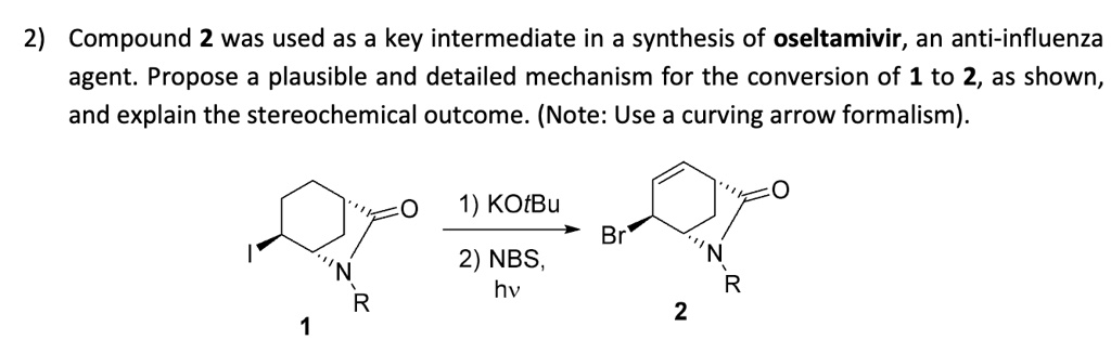 compound 2 was used as a key intermediate in a synthesis of oseltamivir ...