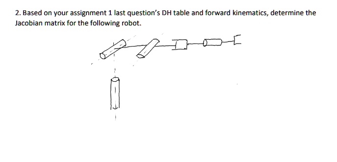 Solved Based On Your Assignment 1 Last Questions Dh Table And Forward Kinematics Determine