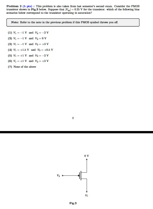 Problem 2 (5 pts): This problem is also taken from last semester's ...
