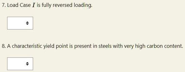 7. Load Case I is fully reversed loading. 8. A characteristic yield ...