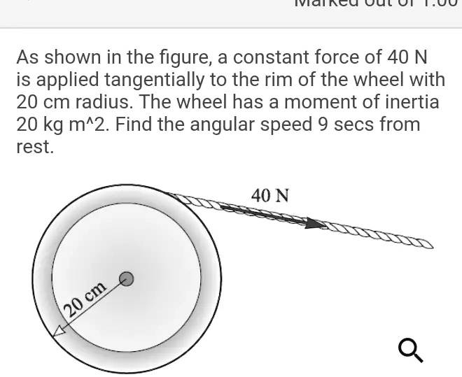 SOLVED: Title: Calculation of Angular Speed with a Constant Force ...