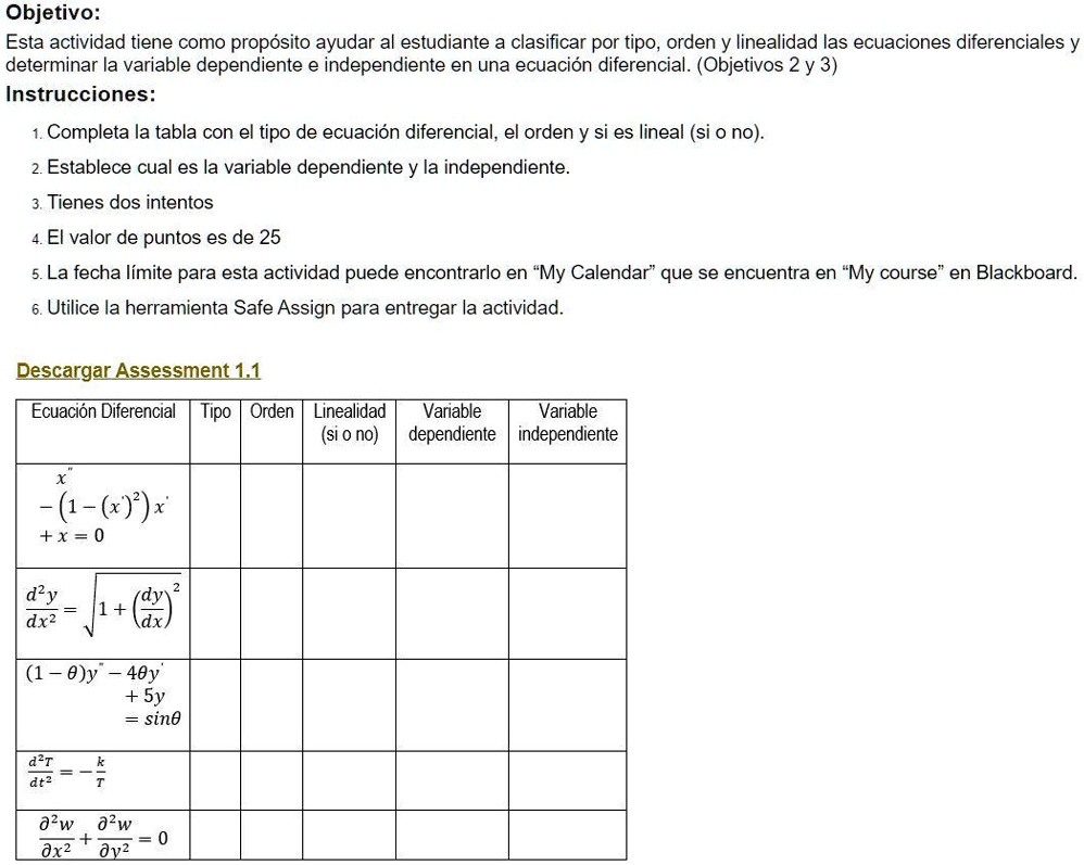 objetivo esta actividad tiene como proposito ayudar al estudiante a clasificar por tipo orden y ...
