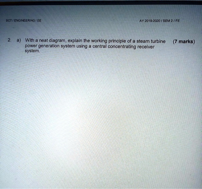 SOLVED: SCTI ENGINEERING/EE AY 2019-2020/SEM 2/FE 2.a With a neat diagram, explain the working ...