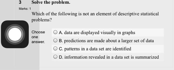 SOLVED: Solve the problem. Marks: Which ofthe following is not an ...