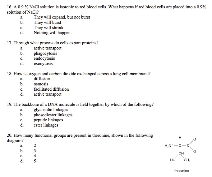 a 09 vacl solution is isotonic to red blood cells what happens if red ...