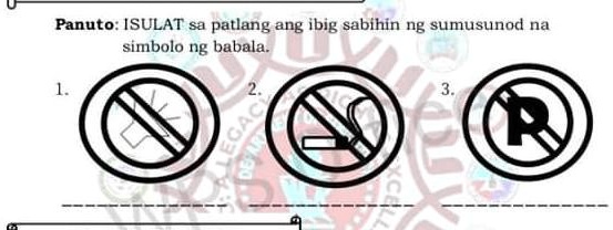 SOLVED: need ko ng matinong sagot short Panuto: ISULAT sa patlang ang ...