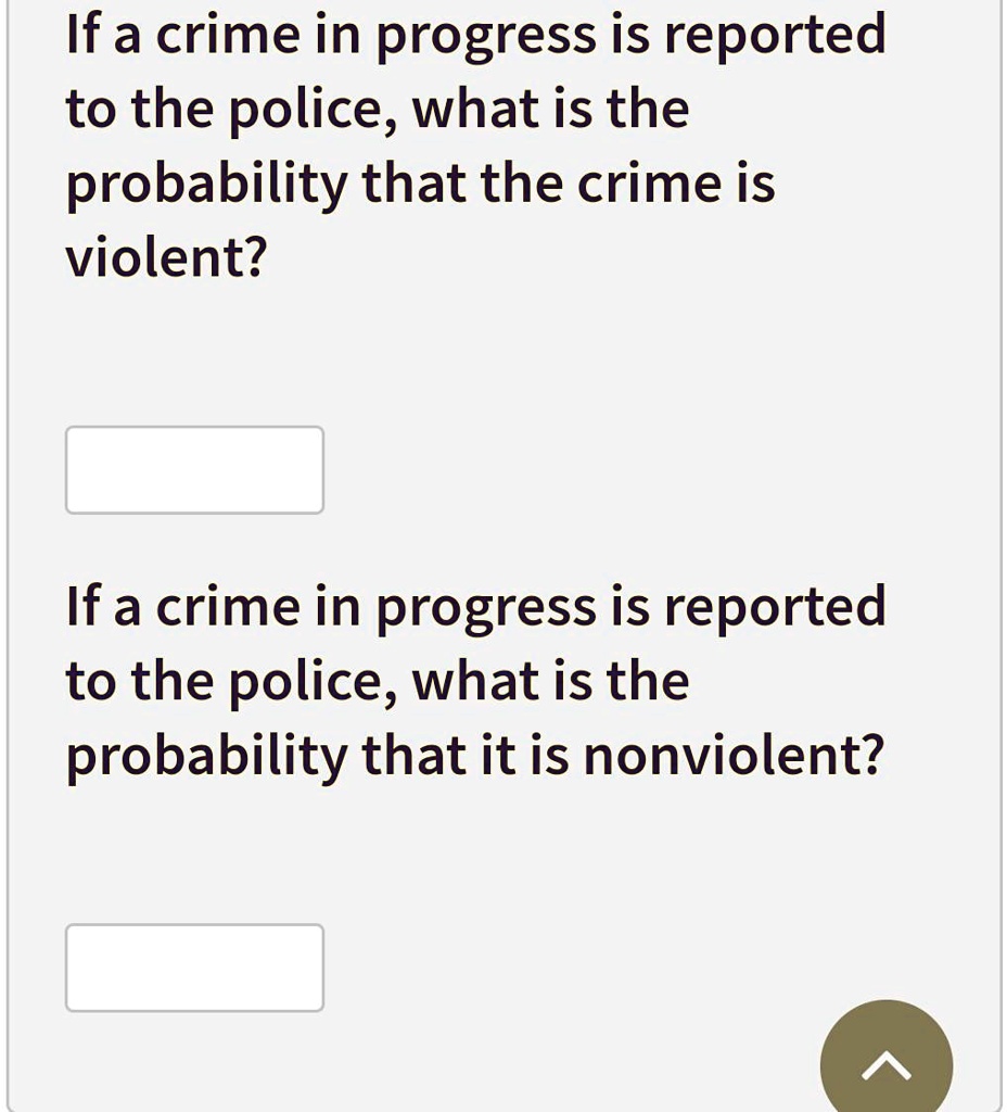 if a crime in progress is reported to the police what is the ...