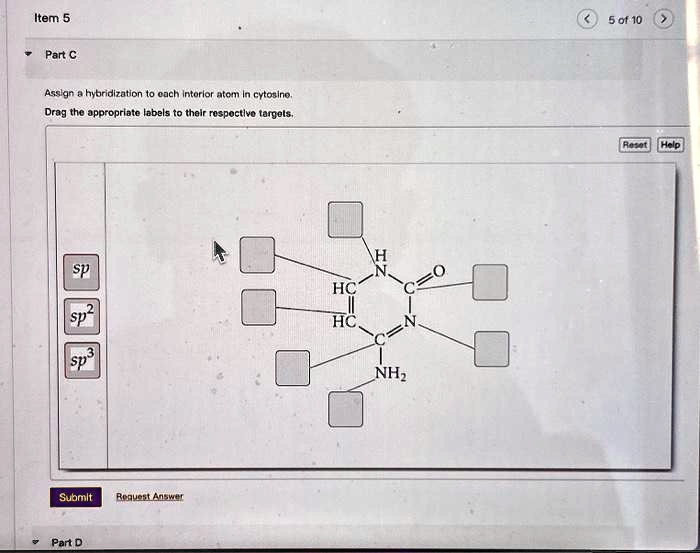 SOLVED: Texts: Item 5 Part C Assign a hybridization to each interior ... SOLVED: Texts: Item 5 Part C Assign a hybridization to each interior ...
