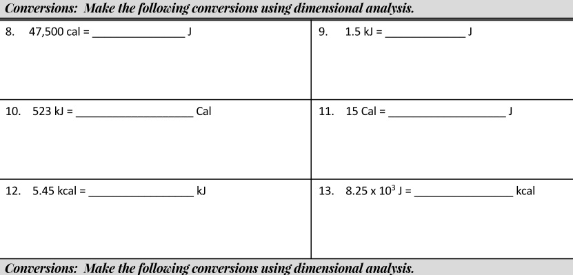 thermochemistry heat temperature energy conversions make the following ... thermochemistry heat temperature energy conversions make the following ...