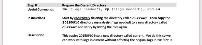 Step 8 Useful Commands Instructions Description Prepare the Current ...