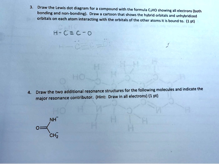 VIDEO solution: Draw the Lewis dot diagram for a compound with the ...