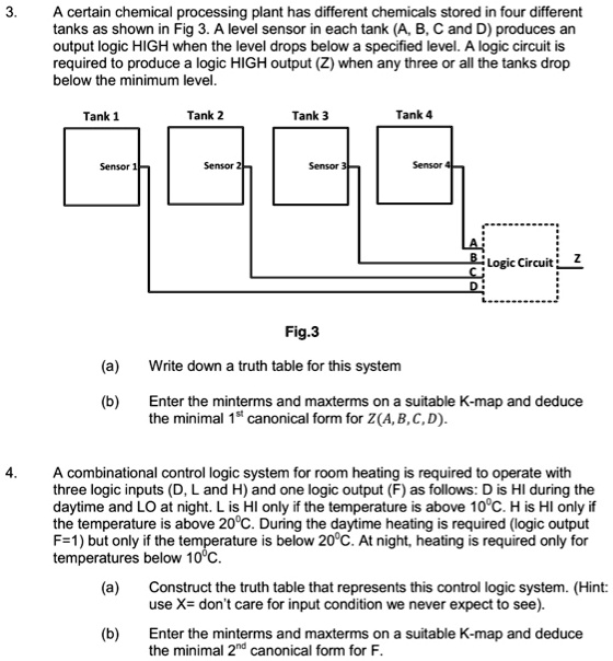 3 a certain chemical processing plant has different chemicals stored in ...