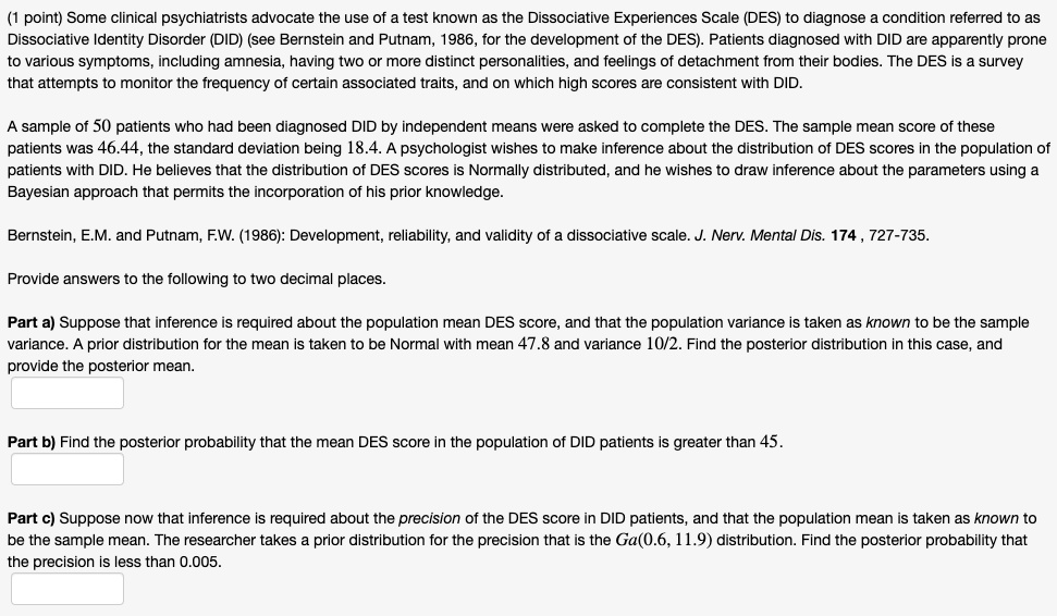 [GET ANSWER] 1 point some clinicab psychiatrists advocate the use of ...
