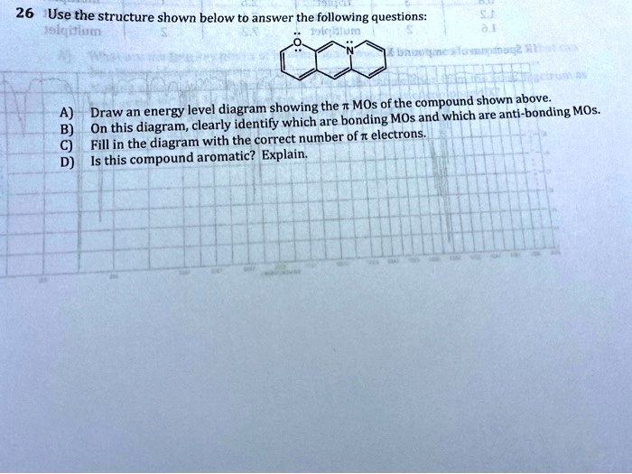26 use the structure shown below to answer the following questions 4co ...