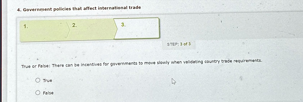 Government And Trade