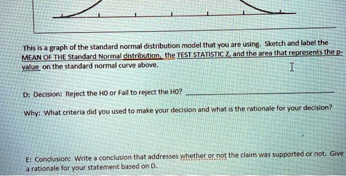 [GET ANSWER] This is a graph of the standard normal distribution model ...