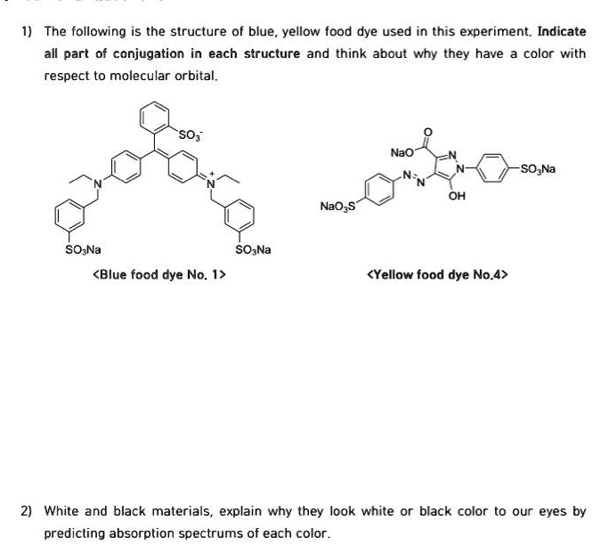 SOLVED: This is the Spectrum of Chlorophyll experiment. The following ...
