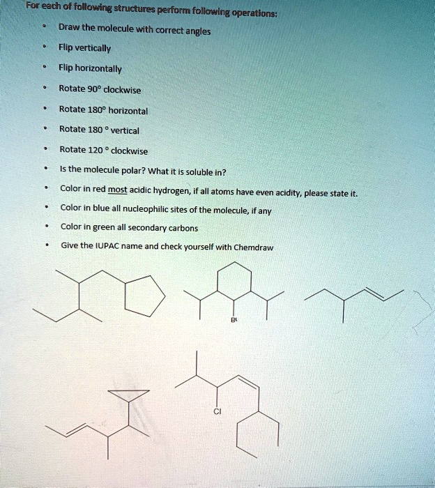 SOLVED: For each of following structures perform following cperations ...