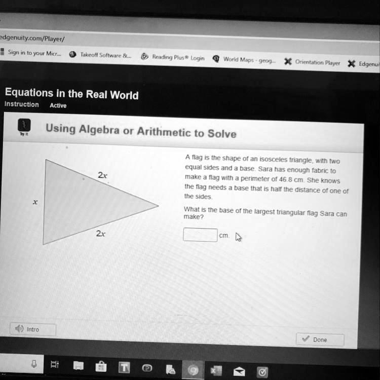 Equations in the Real World Using Algebra or Arithmetic to Solve A flag ...