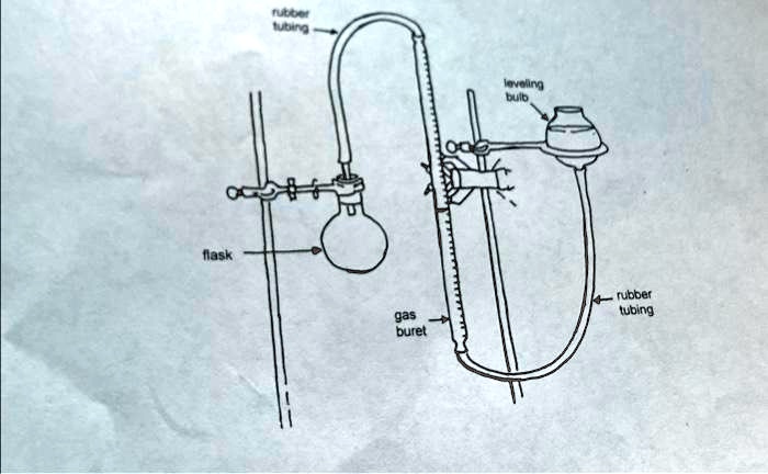 rubber tubing leveling bulb flask gas buretrubber tubing