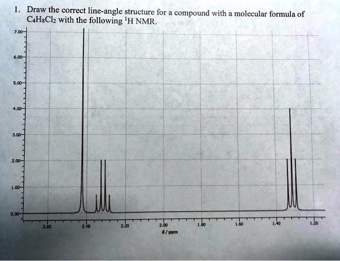 SOLVED: Draw the correct line-angle structure for a compound with a ...