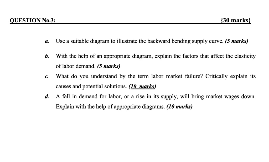 SOLVED: QUESTION No.3: 30 marks a. Use a suitable diagram to illustrate ... SOLVED: QUESTION No.3: 30 marks a. Use a suitable diagram to illustrate ...
