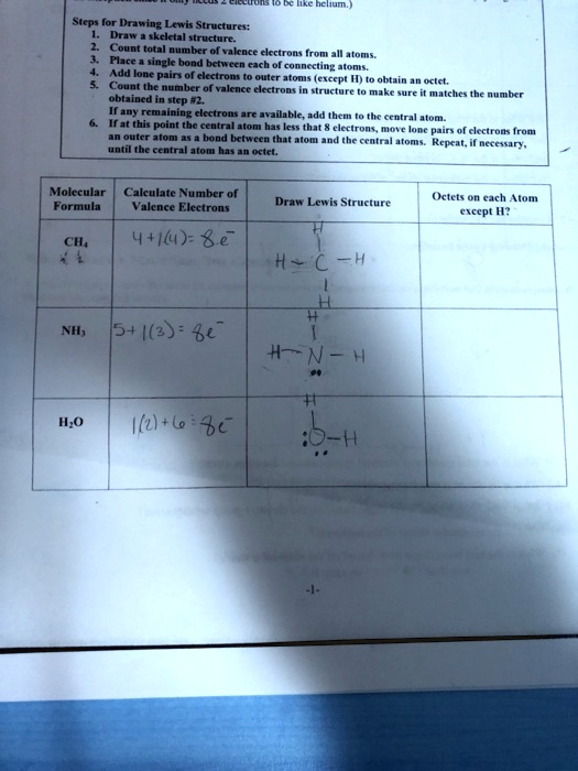 Steps for Drawing Lewis Structures: 1. Draw a skeletal structure. trons ...