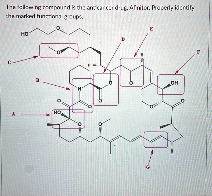 SOLVED: The following compound is the anticancer drug: Afinitor ...