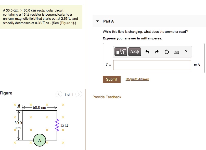 SOLVED:cm CIn rectangular circuit containing 15 $2 resistor is ...