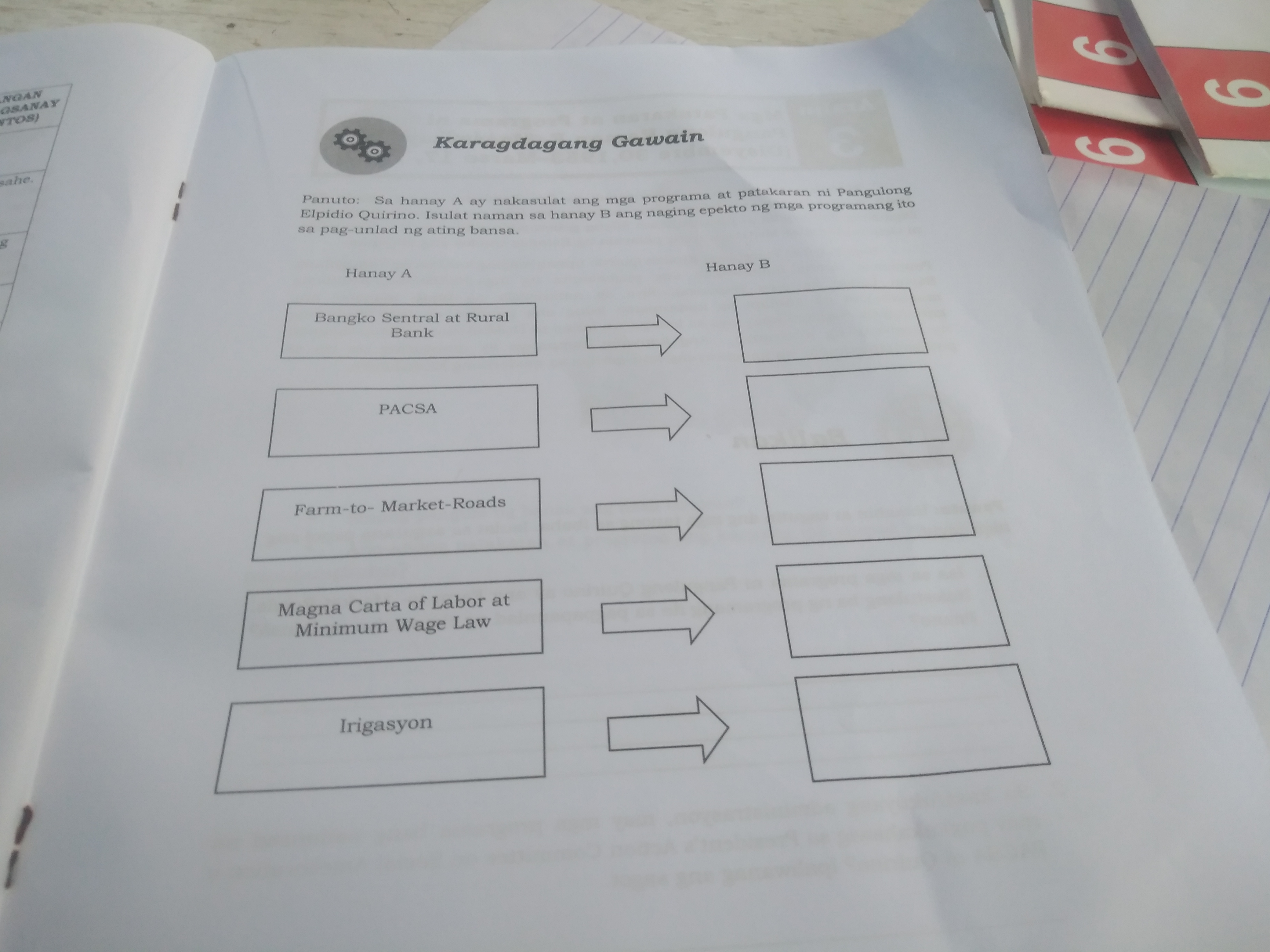 Panuto: Sa hanay A ay nakasulat ang mga programa at...