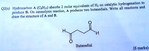 SOLVED: Hydrogenation (CaH2) absorbs molar equivalents of H2 on ...