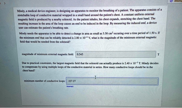 SOLVED: Mindy, a medical device engineer, is designing an apparatus to ...
