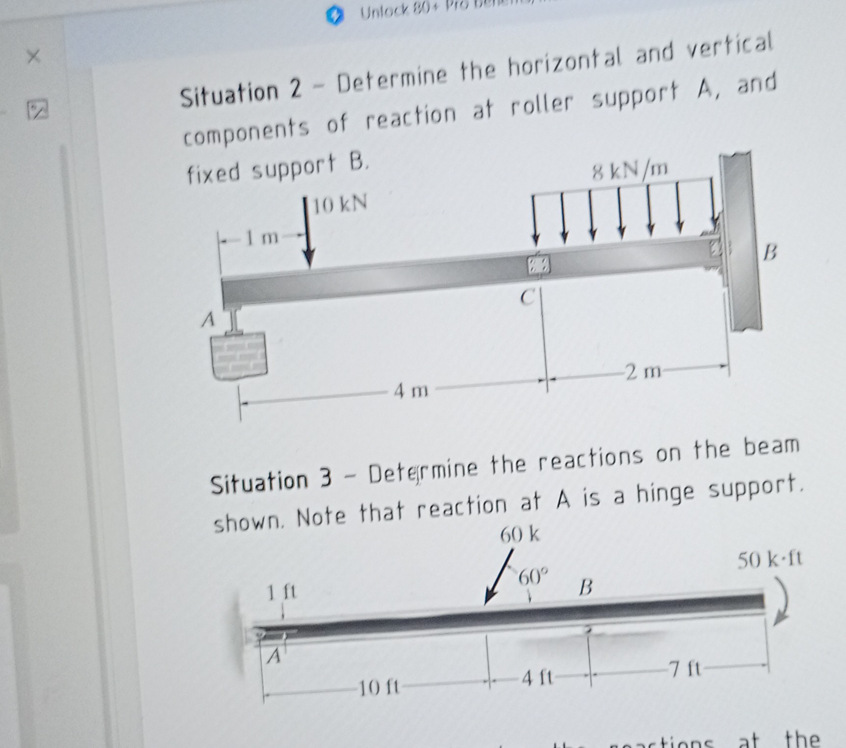 Situation 2 - Determine the horizontal and vertical components of ...