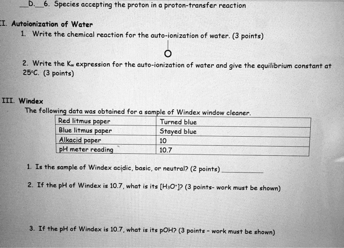 D. 6. Species accepting the proton in a proton-transfer...
